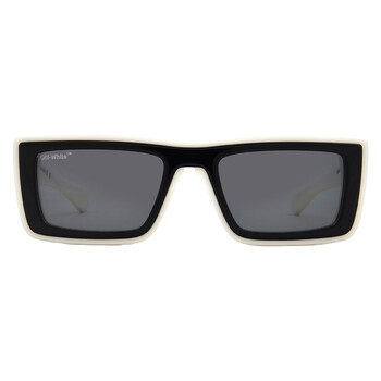 Off-White Jacob Dark Grey Browline Men's Sunglasses OERI057 0207 55 ...