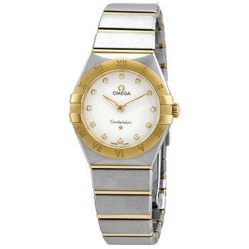 Omega Constellation Quartz Diamond Silver Dial Ladies Watch 131.20.28 ...