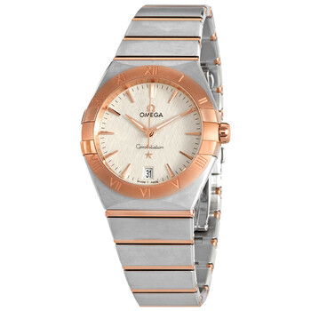 Omega Constellation Manhattan White Silvery Dial 28 mm Ladies Watch 131 ...