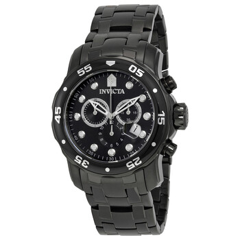 Invicta Pro Diver Chronograph Black Dial Men's Watch 0069 843836000697 ...