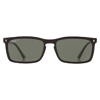 Ray-Ban Polarized Green Rectangular Unisex Sunglasses RB4435 901/58 59 ...