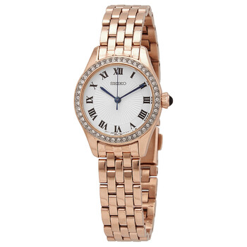 Seiko Classic Quartz White Dial Ladies Watch SUR333 4954628234896 ...
