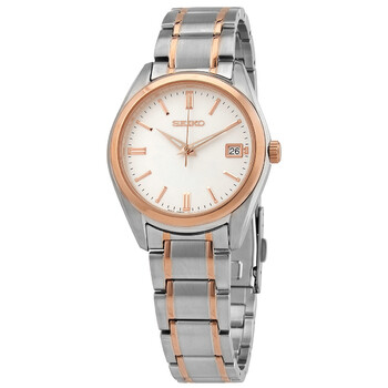 Seiko Core Quartz White Dial Men's Watch SUR459P1 4954628240842 ...