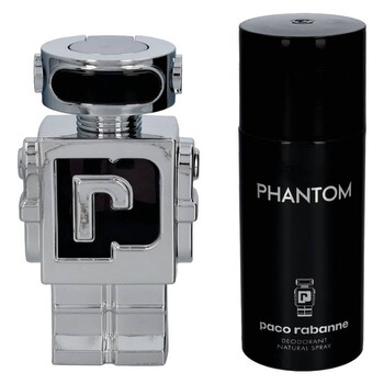 Paco Rabanne Men's Phantom EDT Spray 1.7 oz Fragrances 3349668582365 ...