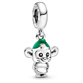 Pandora Ladies Sterling Silver Disney Cinderella Gus Mouse Dangle Charm ...