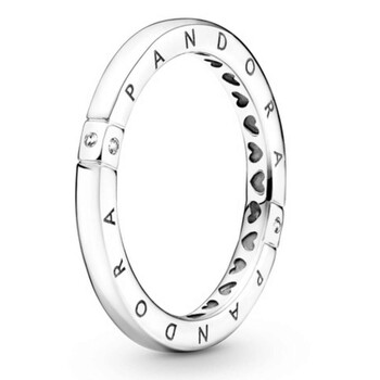Pandora Ladies Sterling Silver Classic Wishbone Ring, Size 54 197790CZ ...