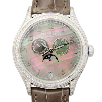 Patek Philippe Grand Complications Automatic Diamond White Dial Watch ...