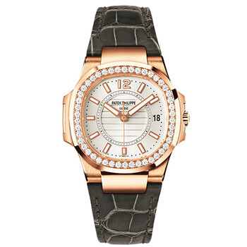 Patek Philippe Nautilus 18kt Rose Gold Diamond Ladies Watch 7010R-012 ...