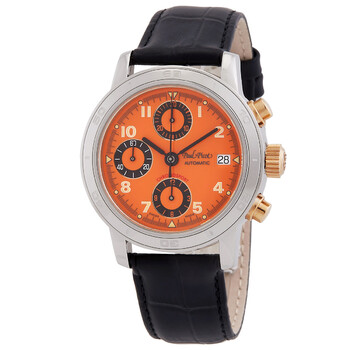 Paul Picot Chronosport Chronograph Automatic Black Dial Men's Watch ...