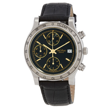 Paul Picot Chronosport Chronograph Automatic Black Dial Men's Watch ...