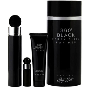 Perry Ellis Men's 360 Degrees Black for Men (Deluxe Set) Gift Set ...