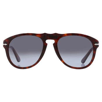 Persol Blue Gradient Pilot Men's Sunglasses PO9649S 95/Q8 55 ...