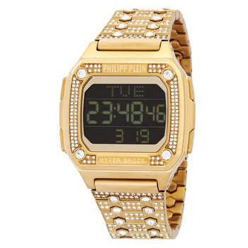Philipp Plein Hyper Shock Quartz Digital Black Dial Unisex Watch ...