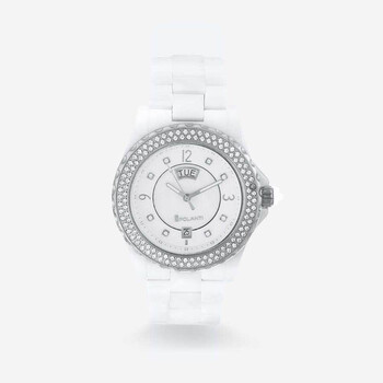 Polanti Ceramic Ii Quartz White Dial Ladies Watch P7895WR - Watches ...
