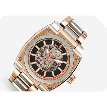 Polanti Torque Ii Auto Black Dial Men's Watch PLT2001-SV - Watches ...