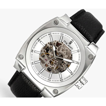 Polanti Torque Ii Auto Black Dial Men's Watch PLT2001-SV - Watches ...