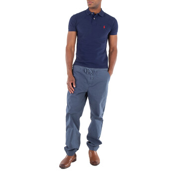 Polo Ralph Lauren Men's Classic Blue Slim Fit Polo Shirt, Size Small ...