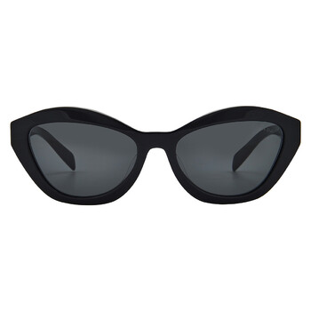 Prada Dark Grey Cat Eye Ladies Sunglasses PR 26ZS 16K08Z 55 ...