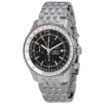 Breitling Navitimer 38 mm Automatic Chronometer Black Dial Men's Watch ...