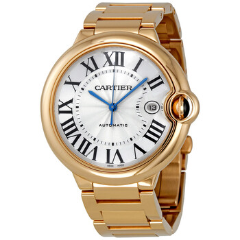 Cartier Pre-owned Cartier Ballon Bleu De Cartier Silver Dial Men's ...