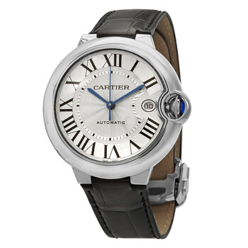 Cartier Pre-owned Cartier Ballon Bleu De Cartier Silver Dial Men's ...