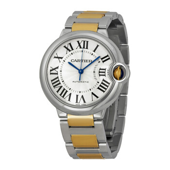 Cartier Pre-owned Cartier Ballon Bleu 42Mm Automatic Silver Dial Men's ...