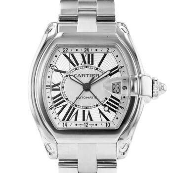 Cartier Pre-owned Cartier Roadster Automatic Silver Dial Men's Watch ...