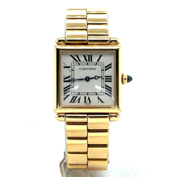 Cartier Pre-owned Cartier Tank Louis Silver Dial Ladies Watch W1529856 ...