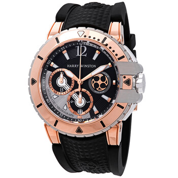 Harry Winston Pre-owned Harry Winston Opus VII Automatic Black Dial Men ...