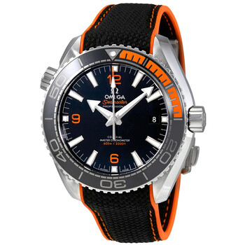 Omega Pre-owned Omega Seamaster Planet Ocean Black Dial Men's Watch 215 ...