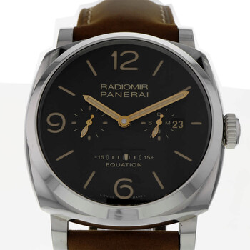 Panerai Pre-owned Panerai Radiomir 1940 GMT Black Dial Men's Watch PAM ...