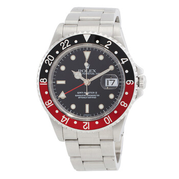 Rolex Pre-owned Rolex GMT-Master II Automatic Chronometer Black Dial ...