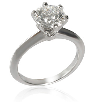 Tiffany & Co. Pre-Owned Tiffany & Co. Diamond Solitaire Engagement Ring ...