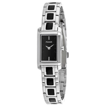 Bulova Classic Quartz Black Mother of Pearl Dial Ladies Watch 96P209 ...