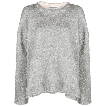 Balenciaga Ladies Light Grey Debossed-Logo Jumper, Brand Size 1 (Small ...