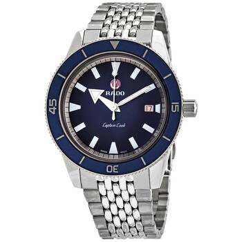 Rado Captain Cook Automatic Bronze Blue Dial Men's Watch R32504205 ...