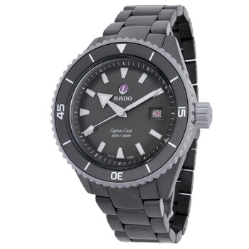 Rado Captain Cook High-Tech Ceramic Diver Automatic Grey Dial Men's ...