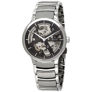 Rado Centrix Black Skeleton Dial Men's Watch R30178152 7612819051055 ...