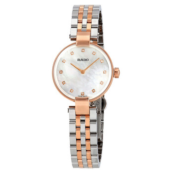 Rado Coupole Jubile White Dial Two-tone Ladies Watch R22852713 ...