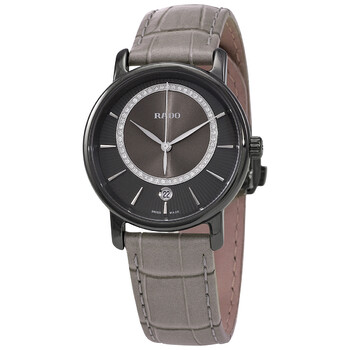 Rado Diamaster Quartz Blue Dial Ladies Watch R14064725 7612819056715 ...