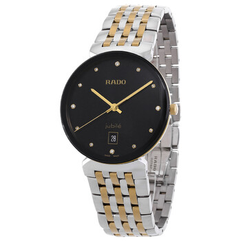 Rado Florence Quartz Diamond Black Dial Unisex Watch R48912703 ...