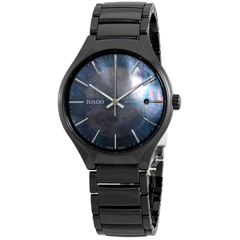 Rado True Black Dial Ceramic Men's Watch R27238162 7612819051499 ...
