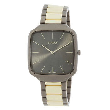 Rado Limited Edition True Square Quartz Iron Grey Dial Unisex Watch ...