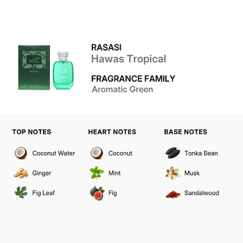 Rasasi Hawas Tropical Fragrances & Perfumes - Jomashop
