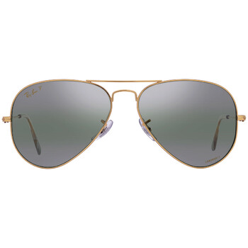 Ray-Ban Aviator Chromance Polarized Silver/Grey Unisex Sunglasses ...