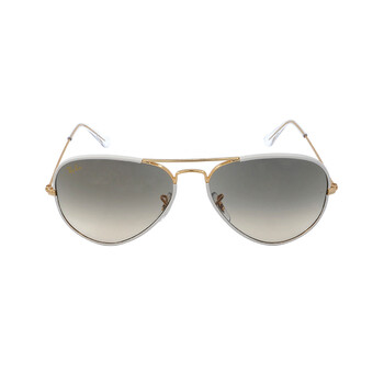 Ray-Ban Aviator Full Color Legend Gray Gradient Unisex Sunglasses ...