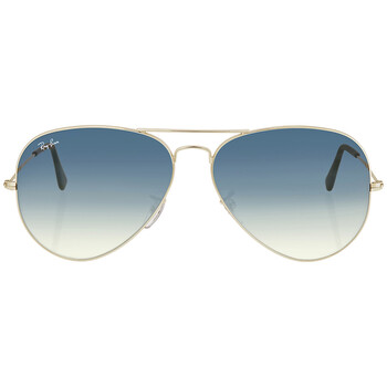 Ray-Ban Aviator Gradient Light Blue Unisex Sunglasses RB3025 003/3F 58 ...