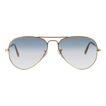 Ray-Ban Aviator Gradient Light Blue Gradient Unisex Sunglasses RB3025 ...