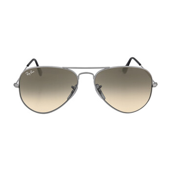 Ray-Ban Aviator Gradient Light Grey Unisex Sunglasses RB3025 003/32 55 ...