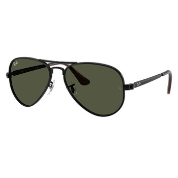 Ray-Ban Aviator Max Blue Pilot Unisex Sunglasses RB3925 001/R5 58 ...